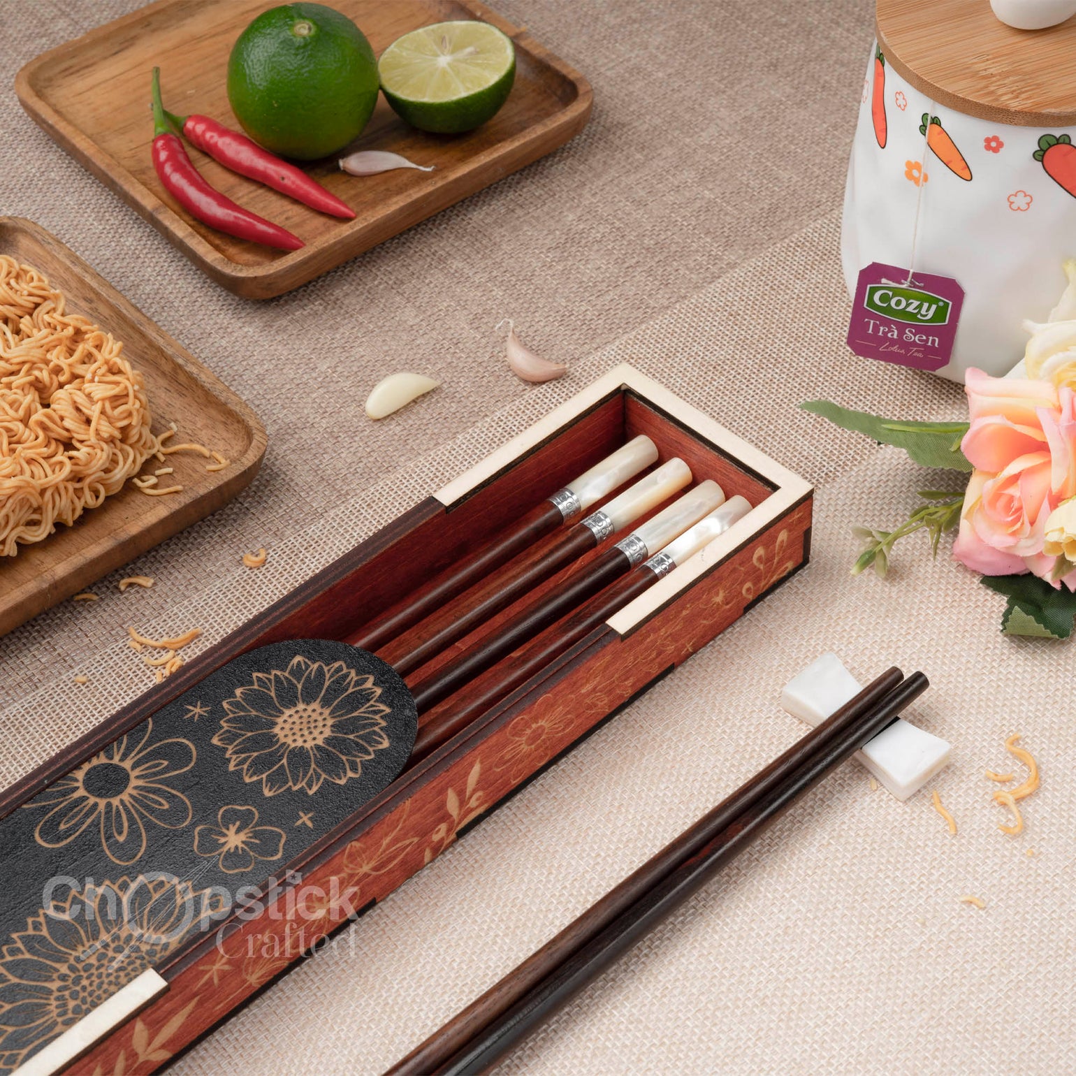 Chopsticks With Box – Chopstick Crafted